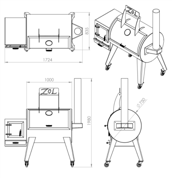 SMOKERS | WOODFIRED GRILL COMPANY | TEXAN SMOKER